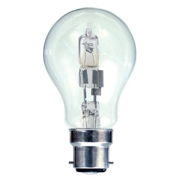 Halogen GLS 42w BC Clear Halogen Lamp – 247 Light Shop